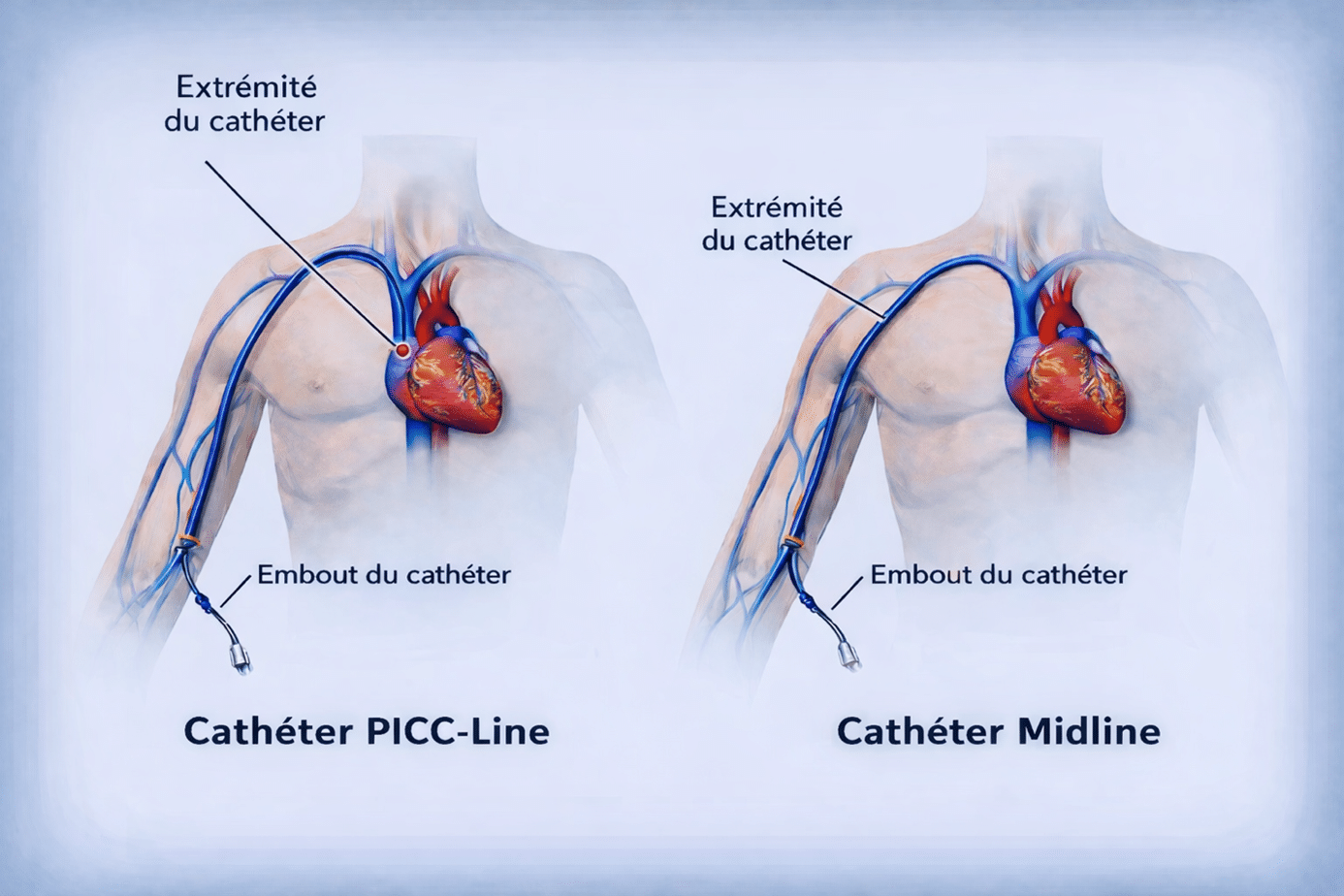 PICC-Line et Mid-line : quelles différences en pratique